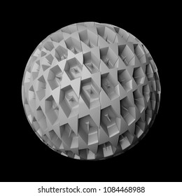 3d Render Plastic Background Reflections Displacement Stock ...