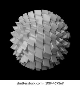 3d Render Plastic Background Reflections Displacement Stock ...