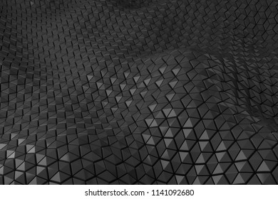 3d Render Plastic Background Reflections Displacement Stock ...