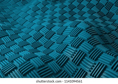 3d Render Plastic Background Reflections Displacement Stock ...
