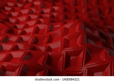 3d Render Plastic Background Reflections Displacement Stock ...