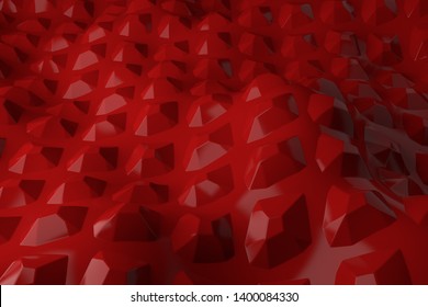 3d Render Plastic Background Reflections Displacement Stock ...