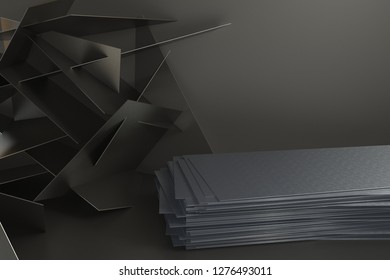 3d Render Platform Designblank Product Stand 스톡 일러스트 1276493011 ...
