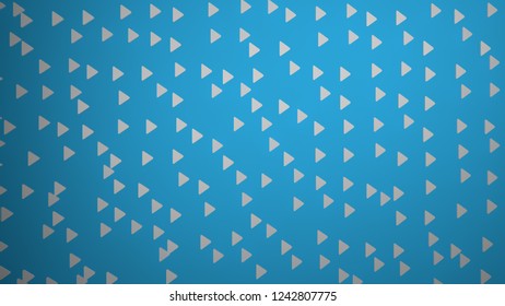 3d Render Play Blue Background Play: ภาพประกอบสต็อก 1242807775 ...