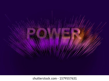 3d Render Power Lighting Illustration Stock Illustration 1579557631 ...