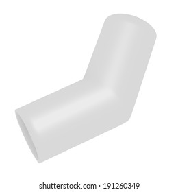 3d Render Pvc Elbow Joint Pipe Stock Illustration 191260349