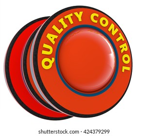 3d Render Quality Control Sign Stock Illustration 424379299 | Shutterstock