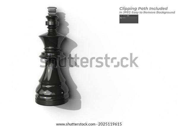 3d Render Realistic Chess Piece Pen Stock Illustration 2025119615