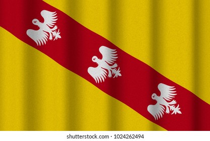 Lorraine Flag Pattern On Paper Textureretro Stock Photo (Edit Now ...