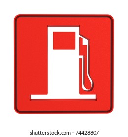 3d Render Red Fuel Icon Stock Illustration 74428807 | Shutterstock