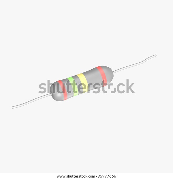 3d Render Resistor Part Stock Illustration 95977666 | Shutterstock