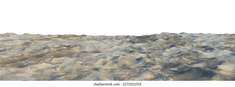 3d Render Rocks White Background Stock Illustration 2172521555 ...