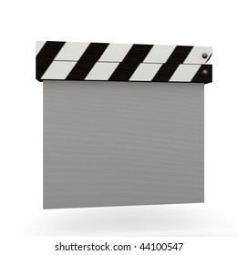 High Quality Render Movie Clapper Board Stock Illustration 368339948 ...