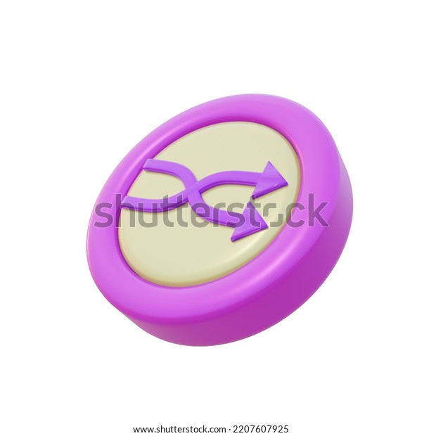 3d Render Shuffle Play Button Stock Illustration 2207607925 | Shutterstock