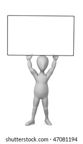 3d Render Simple Character Blank Template Stock Illustration 47081146