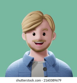 3d Render Simple Human Avatar Stock Illustration 2160389679 | Shutterstock