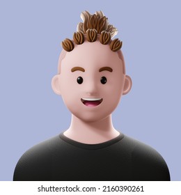 3d Render Simple Human Avatar Stock Illustration 2160390261 | Shutterstock