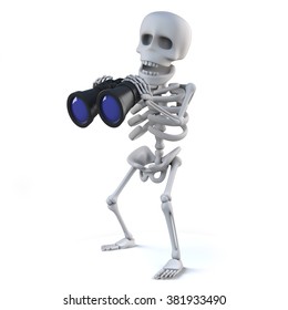 3d Render Skeleton Pair Binoculars 스톡 일러스트 381933490 | Shutterstock