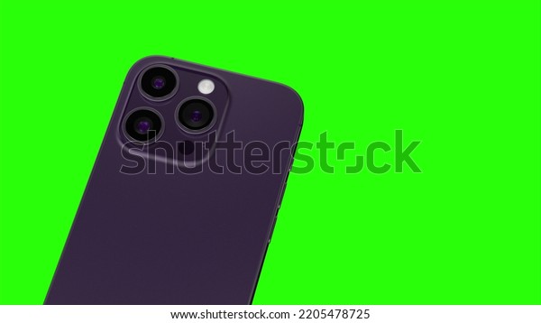 3d Render Smartphone Green Screen Marks Stock Illustration 2205478725 ...