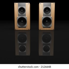 3d Render Speakers Stock Illustration 2126648 | Shutterstock