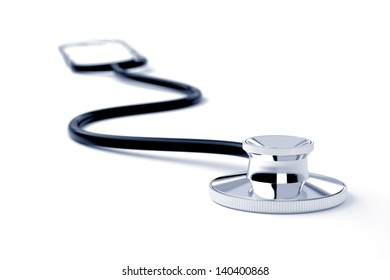 Doctor Stethoscope Front View 3d Render Stock Illustration 586794743 ...