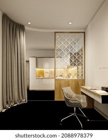 3d Render Study Room Stock Illustration 2088978379 | Shutterstock
