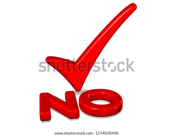 3d Render Tick Icon No Check Stock Illustration 1154028448 | Shutterstock