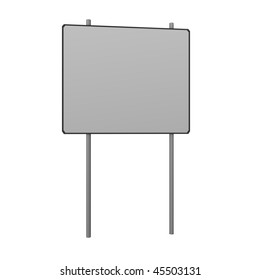 Blank White Square Road Sign Isolated: เวกเตอร์สต็อก (ปลอดค่าลิขสิทธิ์ ...