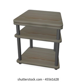 3d Render Tv Table Stock Illustration 45561628 | Shutterstock