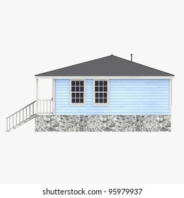 3d Render Us House Stock Illustration 95979937 | Shutterstock