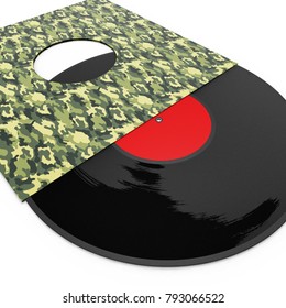 3d Render Vinyl Record Closeup Isolated Stock Illustration 793066522 ...