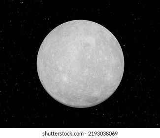 3d Render White Full Moon On Stock Illustration 2193038069 | Shutterstock