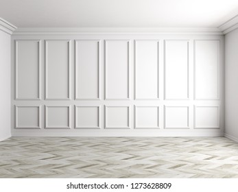 3d Render White Interior Panels On: стоковая иллюстрация, 1273628818 ...