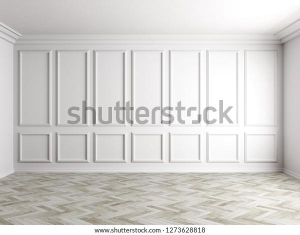 3d Render White Interior Panels On: стоковая иллюстрация, 1273628818 ...