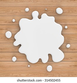 3d Render White Liquid Splatter Stock Illustration 314101379 | Shutterstock