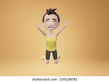 3d Render Winner Boy Design Concept Stock Illustration 2195238783 ...