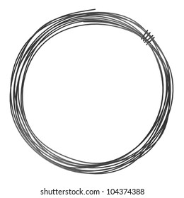 3d Render Wire Metal 스톡 일러스트 104374388 | Shutterstock