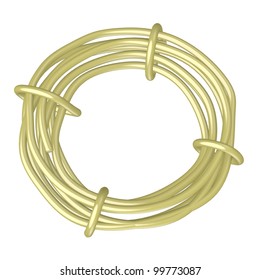 3d Render Wire Metal Stock Illustration 99773087 | Shutterstock