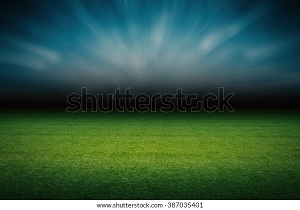 3d Rendered Empty Soccer Field Blue Stock Illustration 387035401 ...