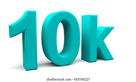 3d Render Number Ten Blue Glossy Stock Illustration 2064340694