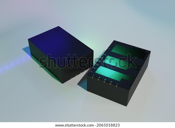 3d Rendering 32pin Qfn Package Multiple Stock Illustration 2065018823 ...