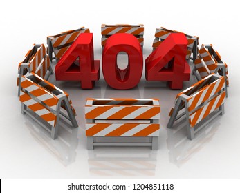 3d Rendering 404 Concept Stock Illustration 1204851118 | Shutterstock