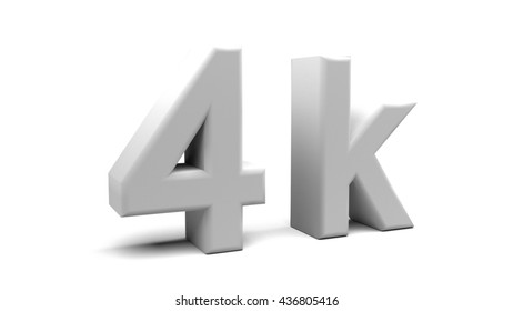 3d Rendering 4k Text Big Letters Stock Illustration 436805416 ...