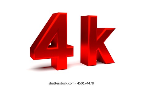 4x Red Letter 3d Rendering Isolated Stock Illustration 1815312095 ...