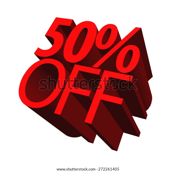 3d Rendering 50 Per Cent Red Stock Illustration 272261405 | Shutterstock