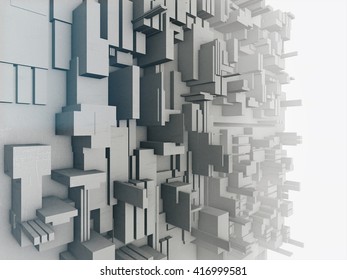 3d Rendering Abstract Greeble Stock Illustration 416999581 | Shutterstock