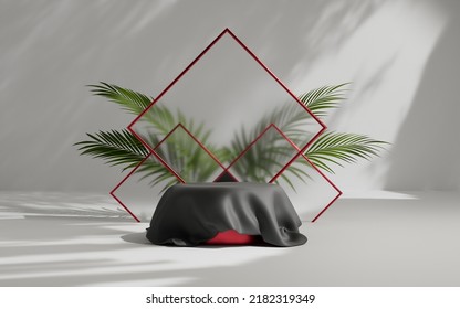 3d Rendering Abstract Platform Podium Product Stock Illustration ...