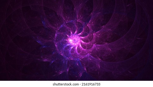 3d Rendering Abstract Round Light Background Stock Illustration ...