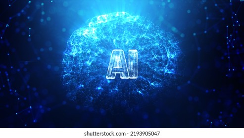 3d Rendering Ai Dot Connection Line Stock Illustration 2193905047 ...