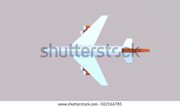 3d Rendering Air Plane Object Stock Illustration 502166785 | Shutterstock